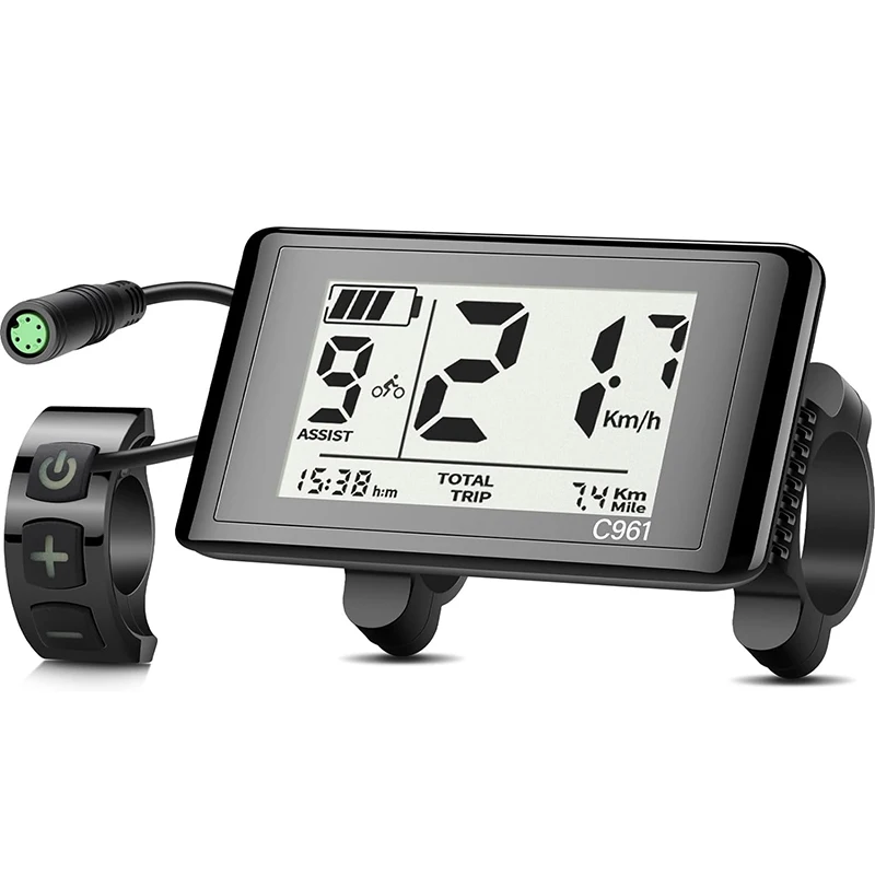 Electric-Bike-LED-Display-C961-for-BAFANG-BBS01B-BBS02B-BBSHD-Mid-Drive ...