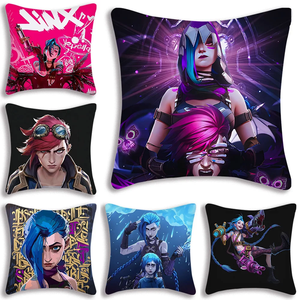 Hot-Arcane-League-of-Legends-Pillow-Covers-Cartoon-Sofa-Decorative-Home ...
