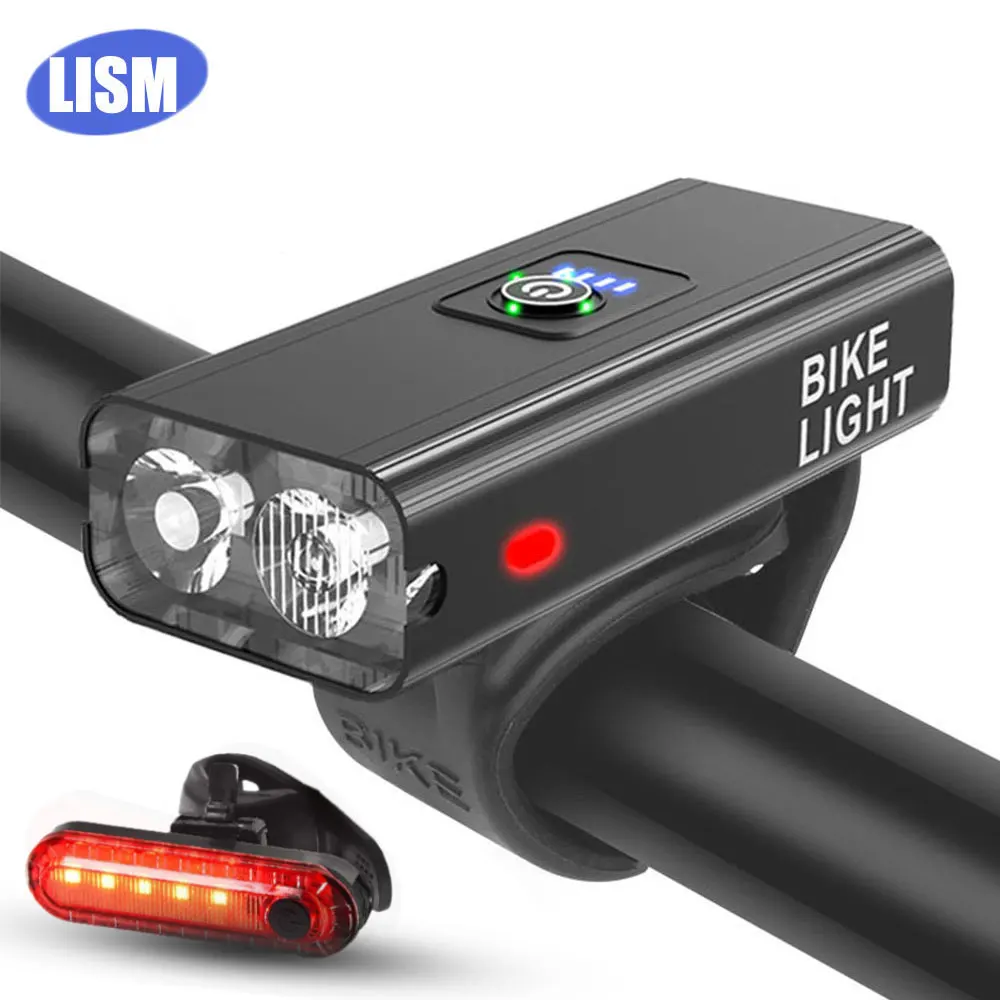 2400 Mah Bicycle Light 6 Modes Usb Bike Lights Ipx6 1500lm Power ...