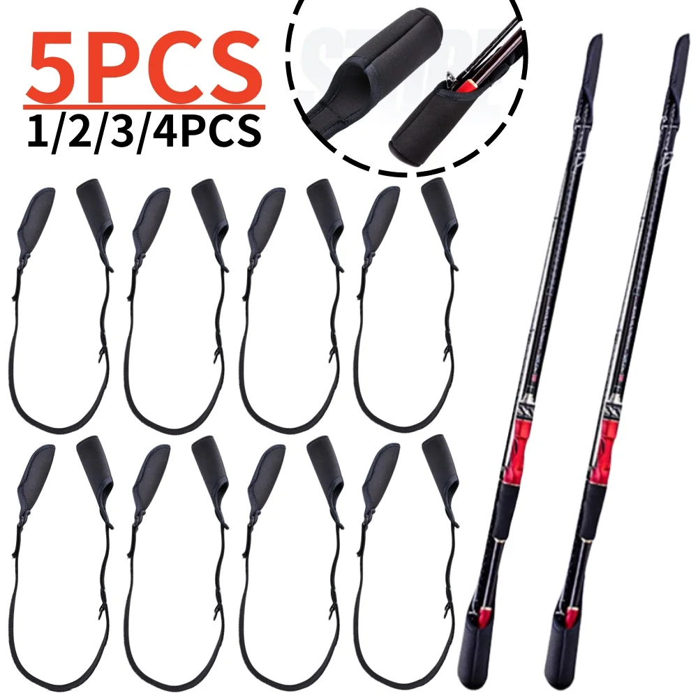 Fishing Rod Strapping Wrap Fastener Rod Tie Strap Fishing Rod Tie Tip ...