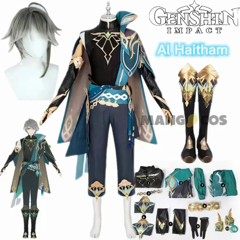 Genshin-Impact-Al-Haitham-Cosplay-Costume-Carnival-Uniform-Wig-Shoes ...