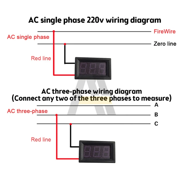 Ac Voltmeter Wiring Diagram