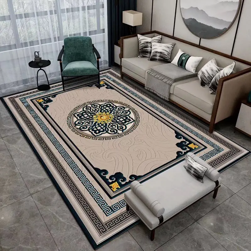 Light-Luxury-Living-Room-Carpets-Chinese-Style-Home-Decor-Floor-Mat ...