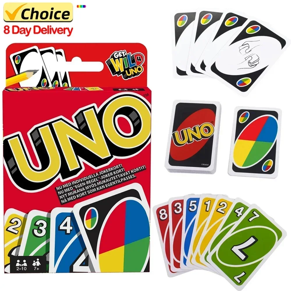 2024-Newest-Hot-Mattel-UNO-Games-Family-Funny-Entertainment-Board-Game ...