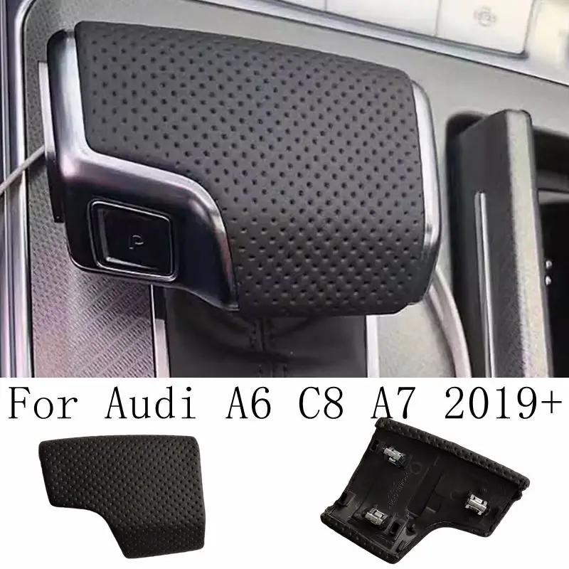 4K1713139D-Gear-Shift-Knob-Cover-Perforated-LHD-For-Audi-A6-C8-A7-2019 ...
