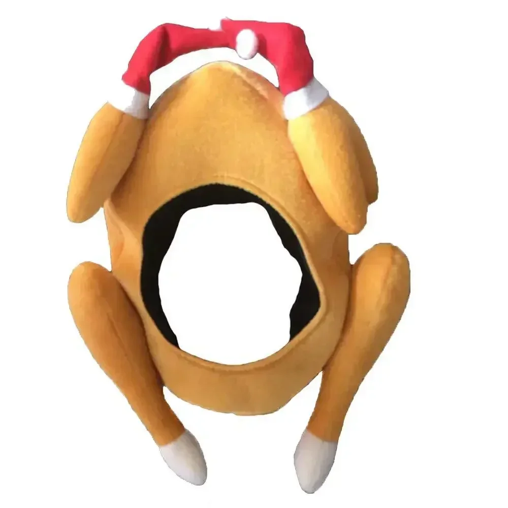 European and American Carnival Turkey Hat Thanksgiving Chicken Leg Hat ...