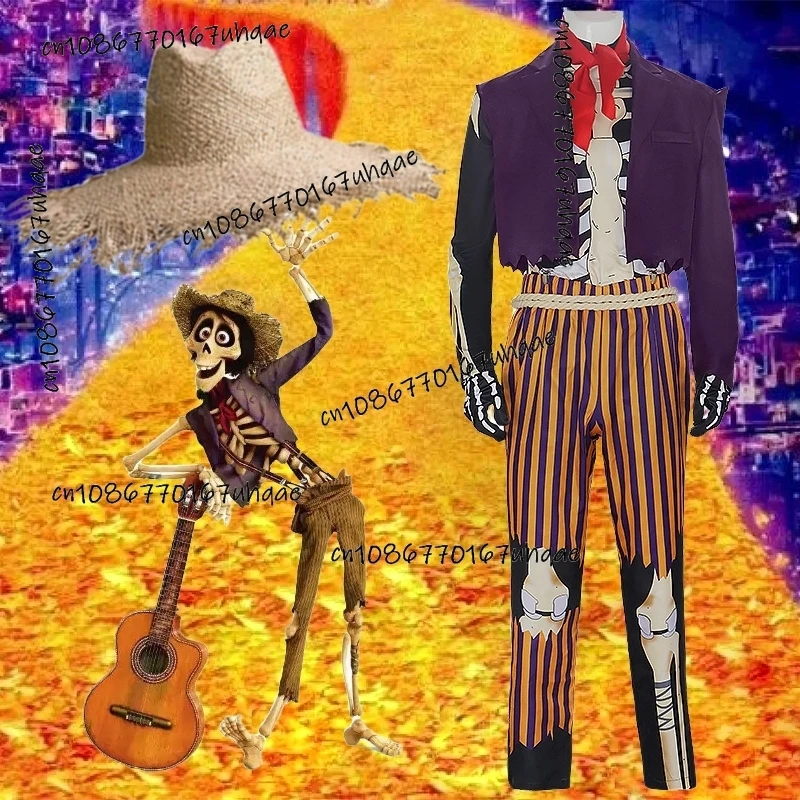 Anime-Hector-Rivera-Cosplay-Costume-Great-grandfather-Outfits-Man-Suit ...