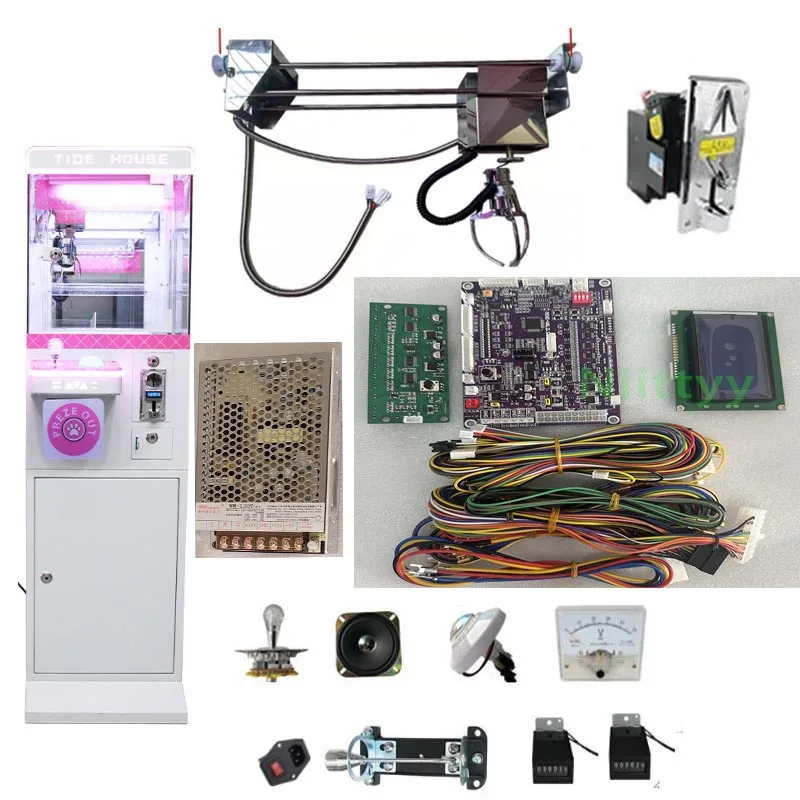 Mini-Claw-Crane-Machine-DIY-Kit-30CM-Gantry-For-Arcade-Crane-Game-PCB ...