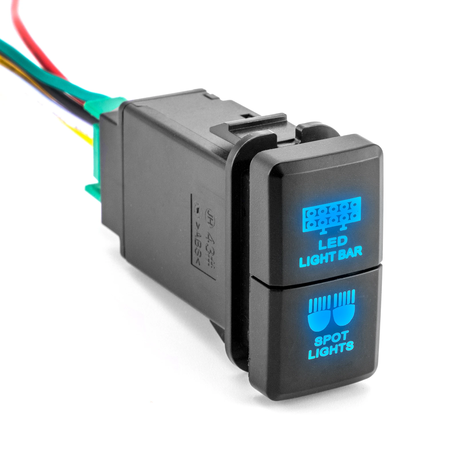 Led Backlight Dual Push Switch/led Backlight Push Button Switch For ...