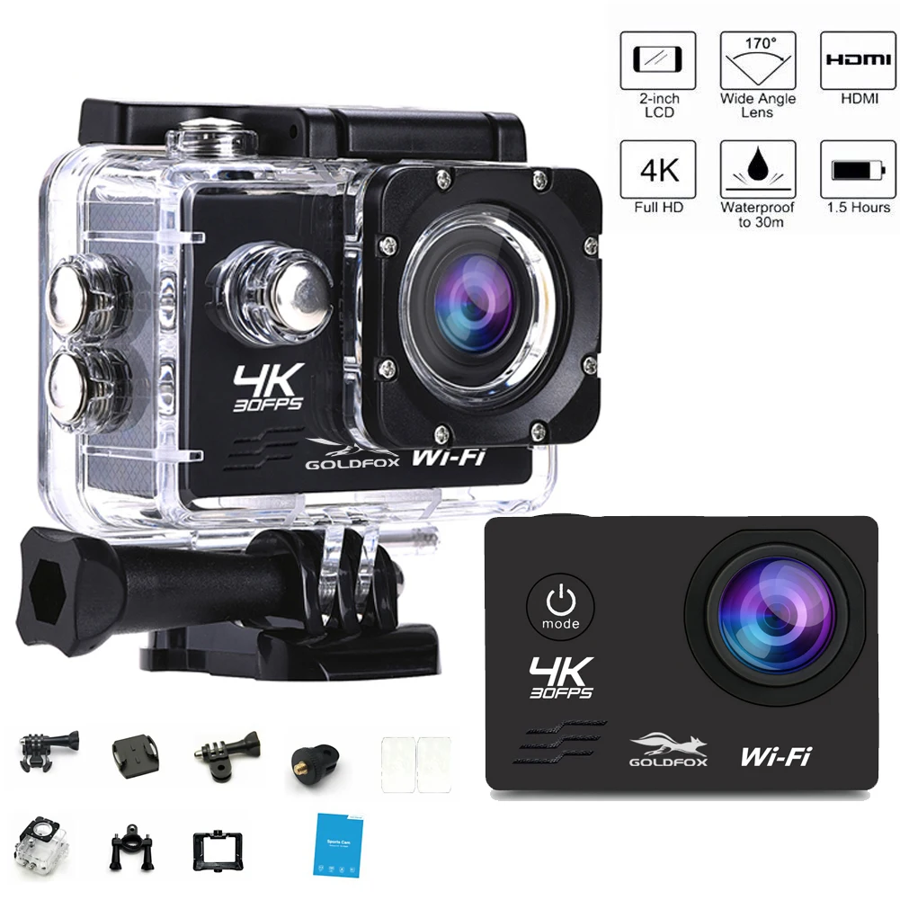 4K-Wifi-Sports-Camera-Ultra-HD-Mini-Outdoor-30m-Waterproof-Can-Wear ...