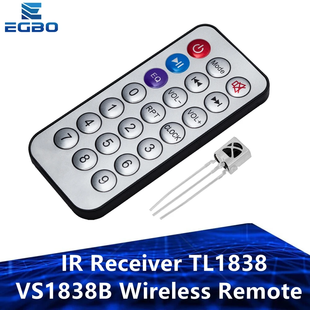 IR-Receiver-TL1838-VS1838B-Wireless-Remote-Control-Module-Kits-For ...