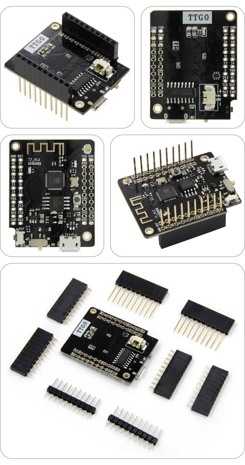 Lilygo® T7 Mini32 Placas De Desenvolvimento Esp32 Módulo Esp32-s3 Esp32 ...
