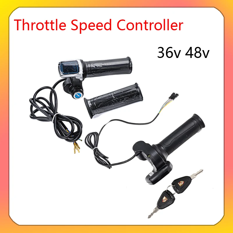 For Electric Bike Scooter 36V48V Throttle Accelerator Accessory ...