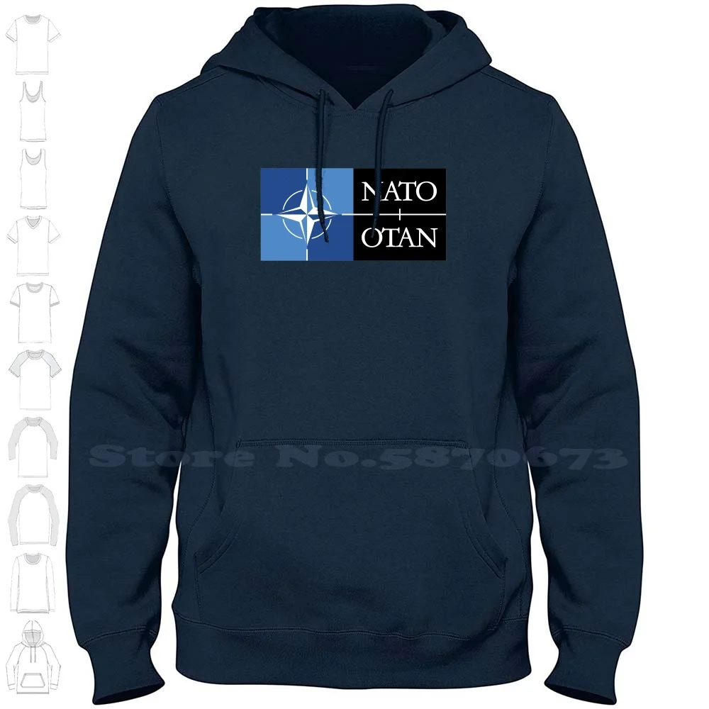 NATO-Logo-Unisex-Clothing-100-Cotton-Sweatshirt-Printed-Brand-Logo ...