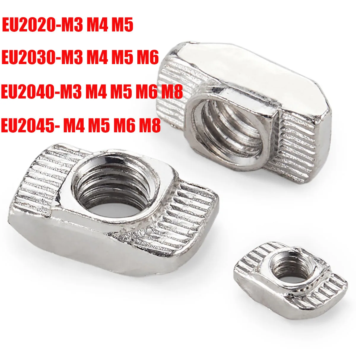 10-20Pcs-M3-M4-M5-M6-M8-Hammer-Head-T-Nut-Drop-In-Fasten-Connector ...