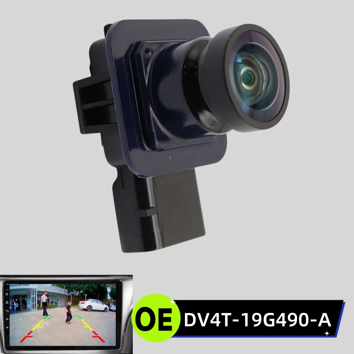 DV4T-19G490-AB-12V-Black-New-Rear-View-Backup-Parking-Vehicle-HD-Camera ...