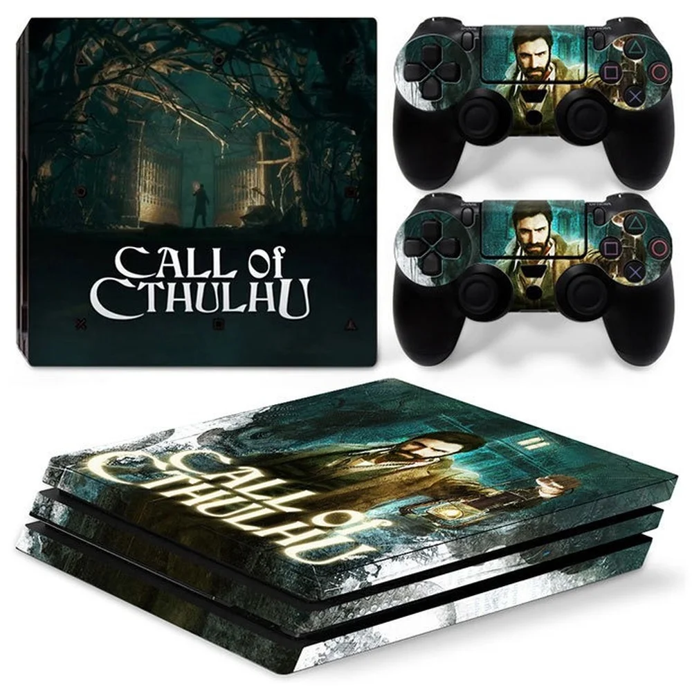 For-PS4-Pro-The-Call-of-Cthulhu-PVC-Skin-Vinyl-Sticker-Decal-Cover ...