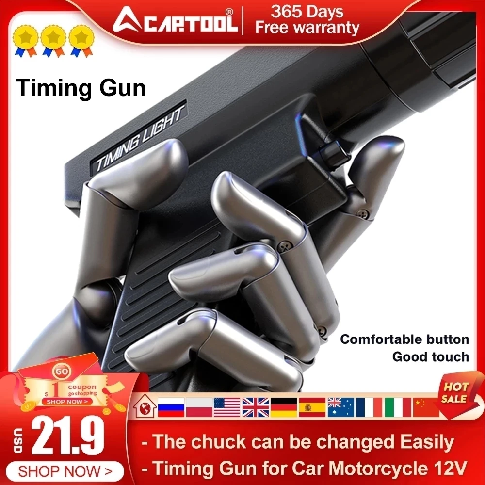 New Ignition Timing Gun Machine Timing For Car Motorcycle 12V ...