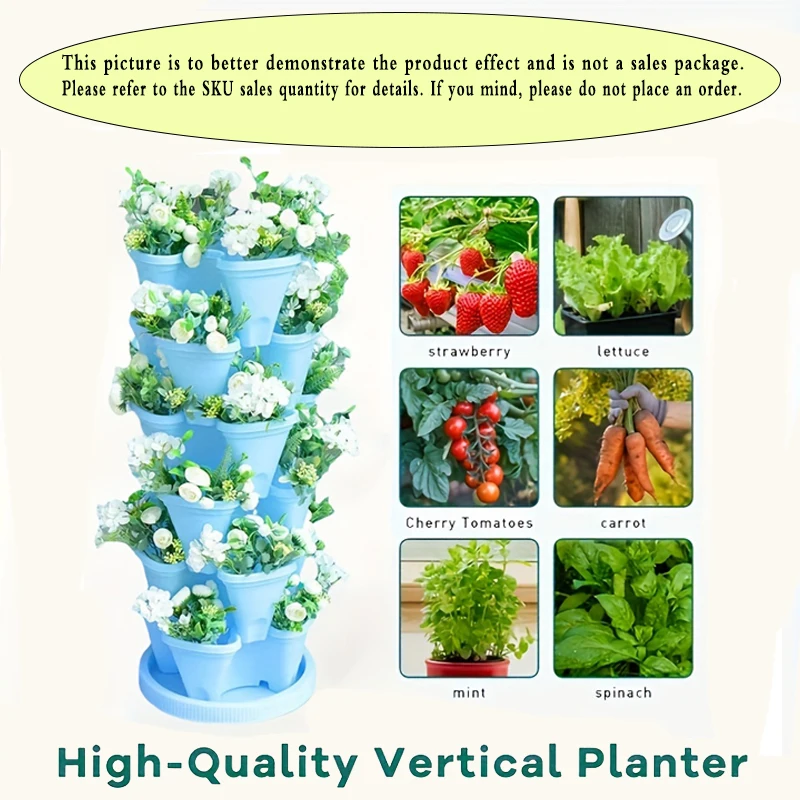 Vertical-Plantation-Tower-Style-Garden-Stackable-Herb-Garden-Plantation ...