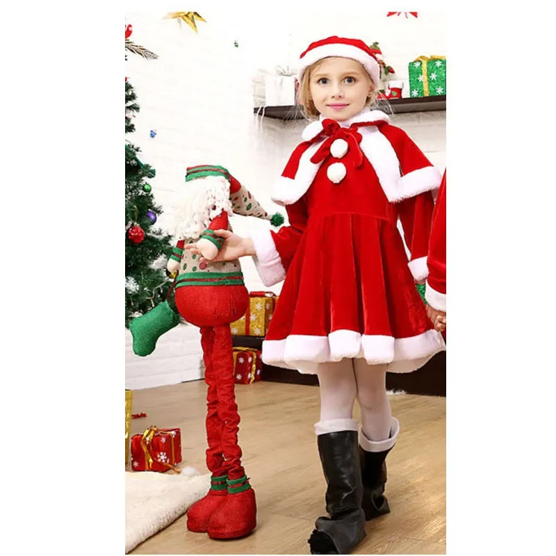 Ropa navideña de Papá Noel para niños, conjunto de disfraces de fiesta ...