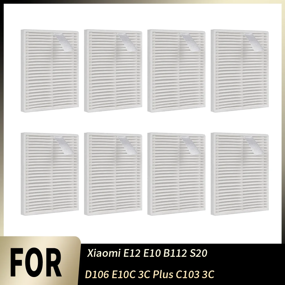 Robot Vacuum Cleaner HEPA Filter Replacement Accessories For Xiaomi E12 ...