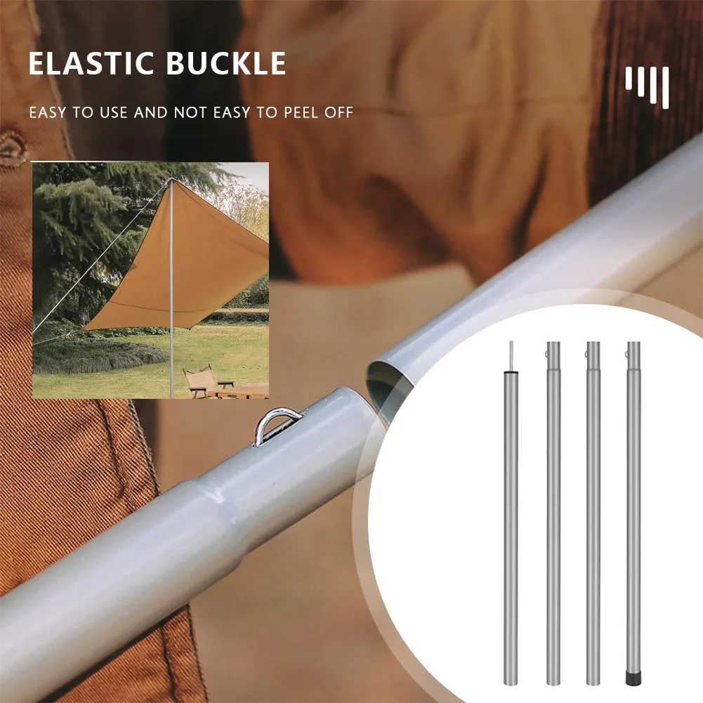 Adjustable-Tent-Support-Rod-Beach-Shelter-Tarp-Awning-Pole-Detachable ...