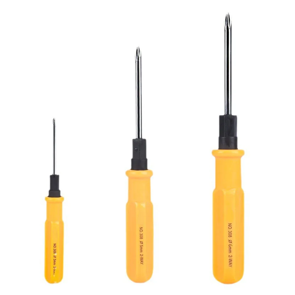 1-3pcs-2-Sides-Slotted-Cross-Screwdrivers-Double-Head-Portable-Magnetic ...