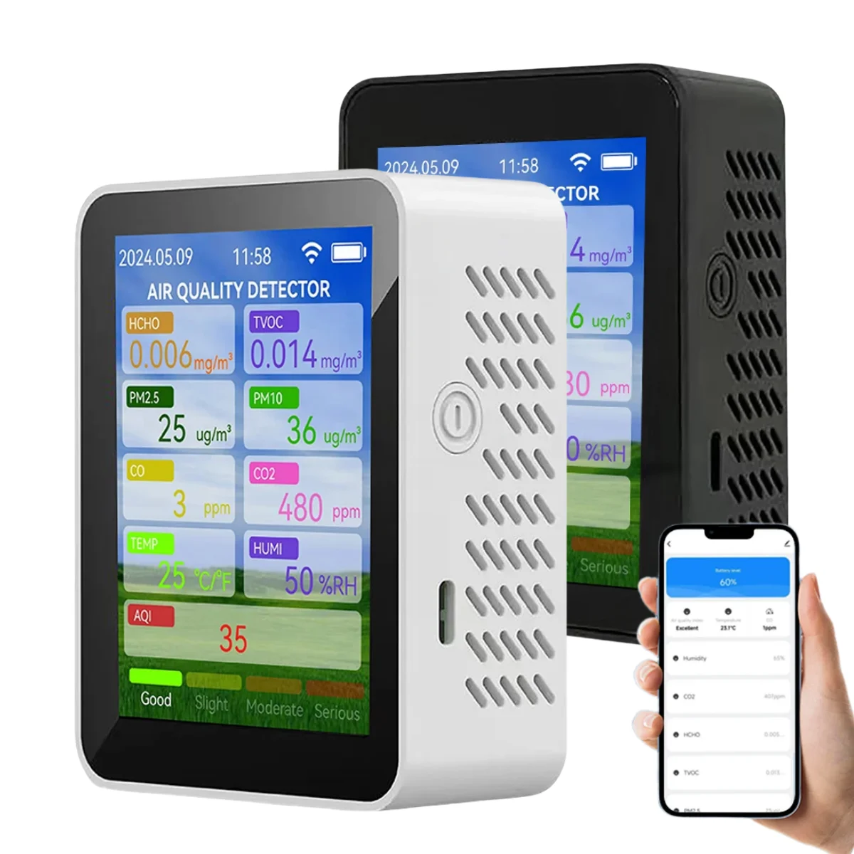 Tuya-Wifi-Luchtkwaliteit-Meter-Huishoudelijke-Hcho-Tovac-Koolmonoxide ...