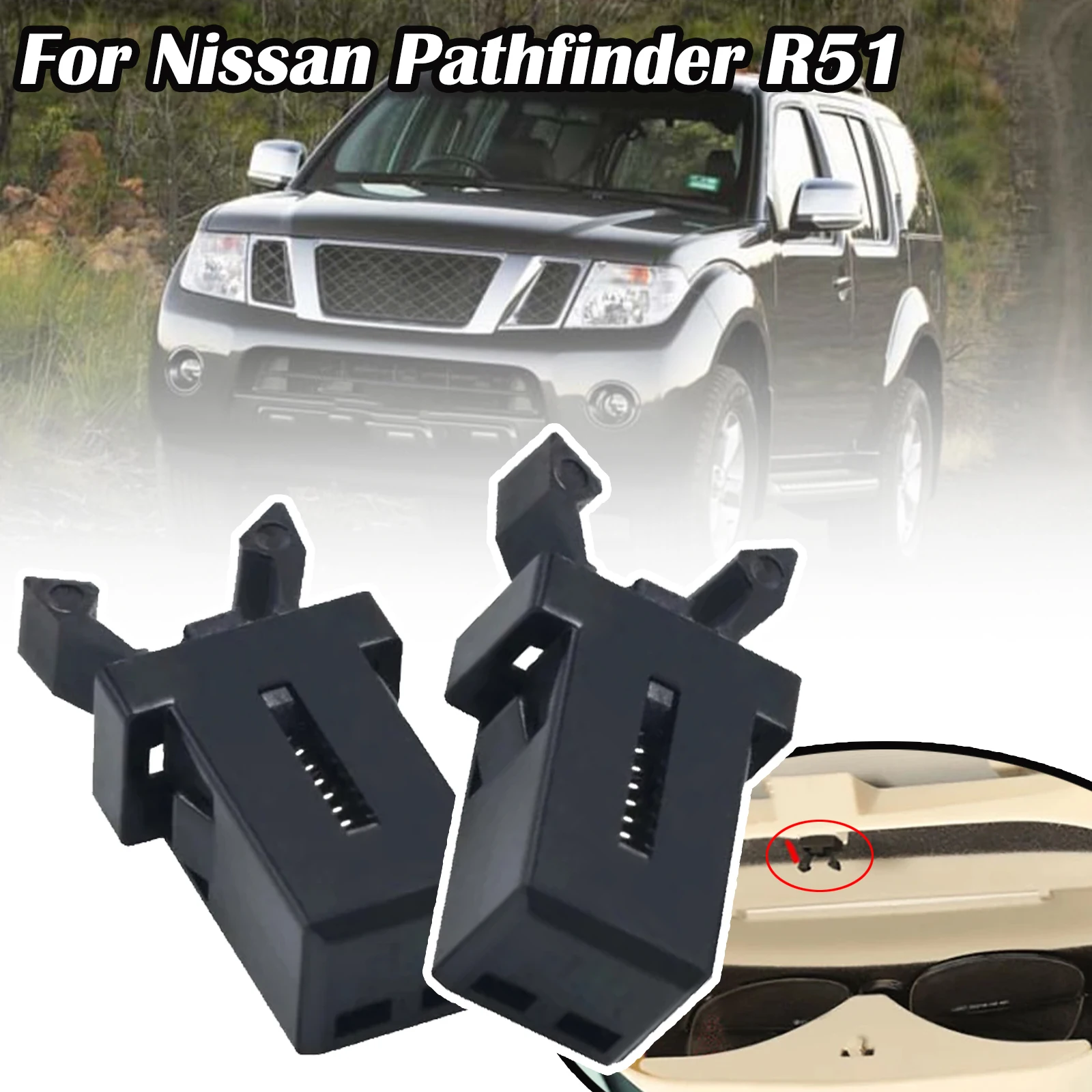 For-Nissan-Pathfinder-R51-Trash-Can-Plastic-Lock-Self-Locking-Switch ...