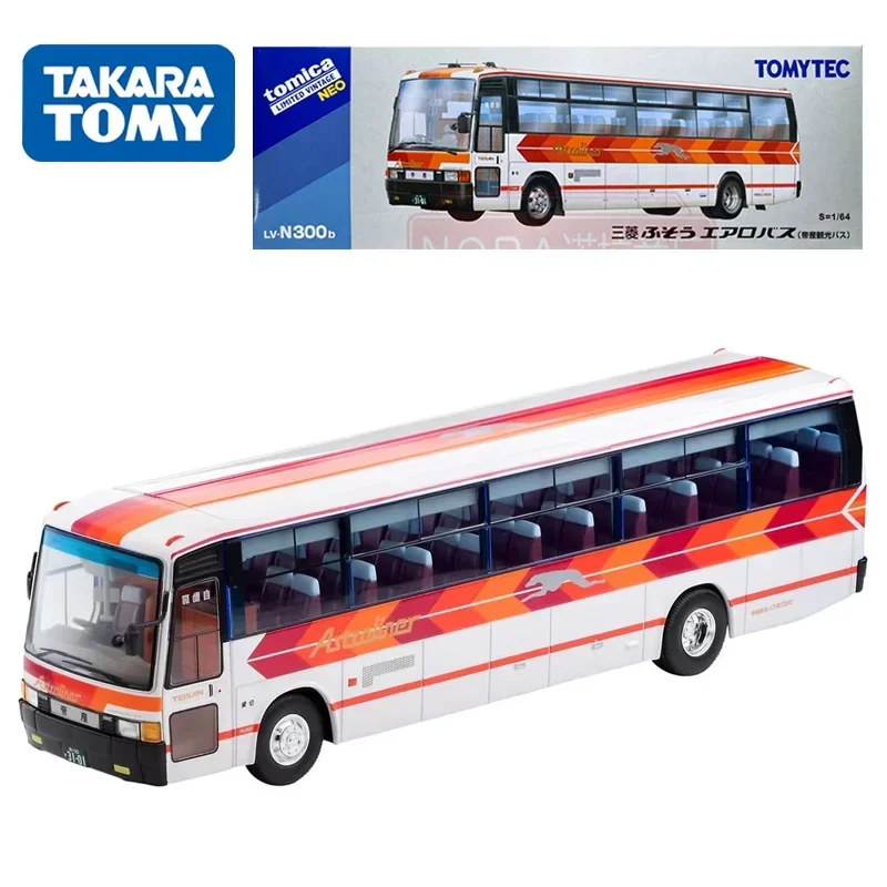 TAKARA-TOMY-TOMYTEC-Tomica-1-64-TLV-N300b-Mitsubishi-Airlines-Bus-Limited-Vintage-Alloy-Toy ...