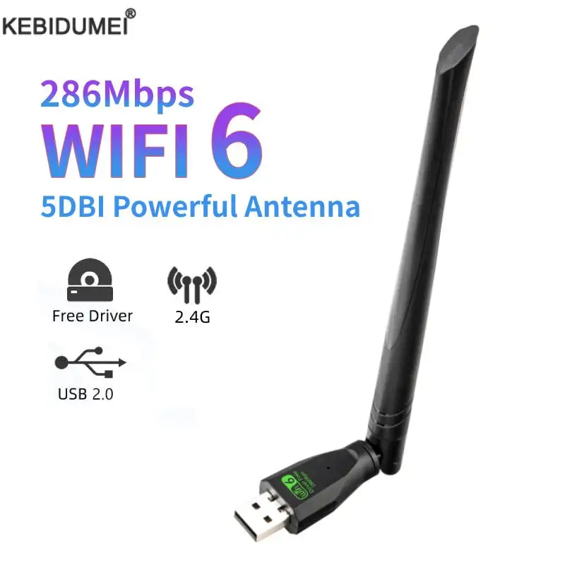 WIFI 6 USB Adapter AX300 Wireless Adapter Wlan Signal Receiver With ...