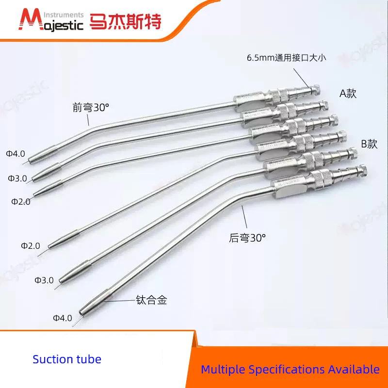 Adjustable Suction Tube Aspirator Stainless Steel Dental Instrument for ...