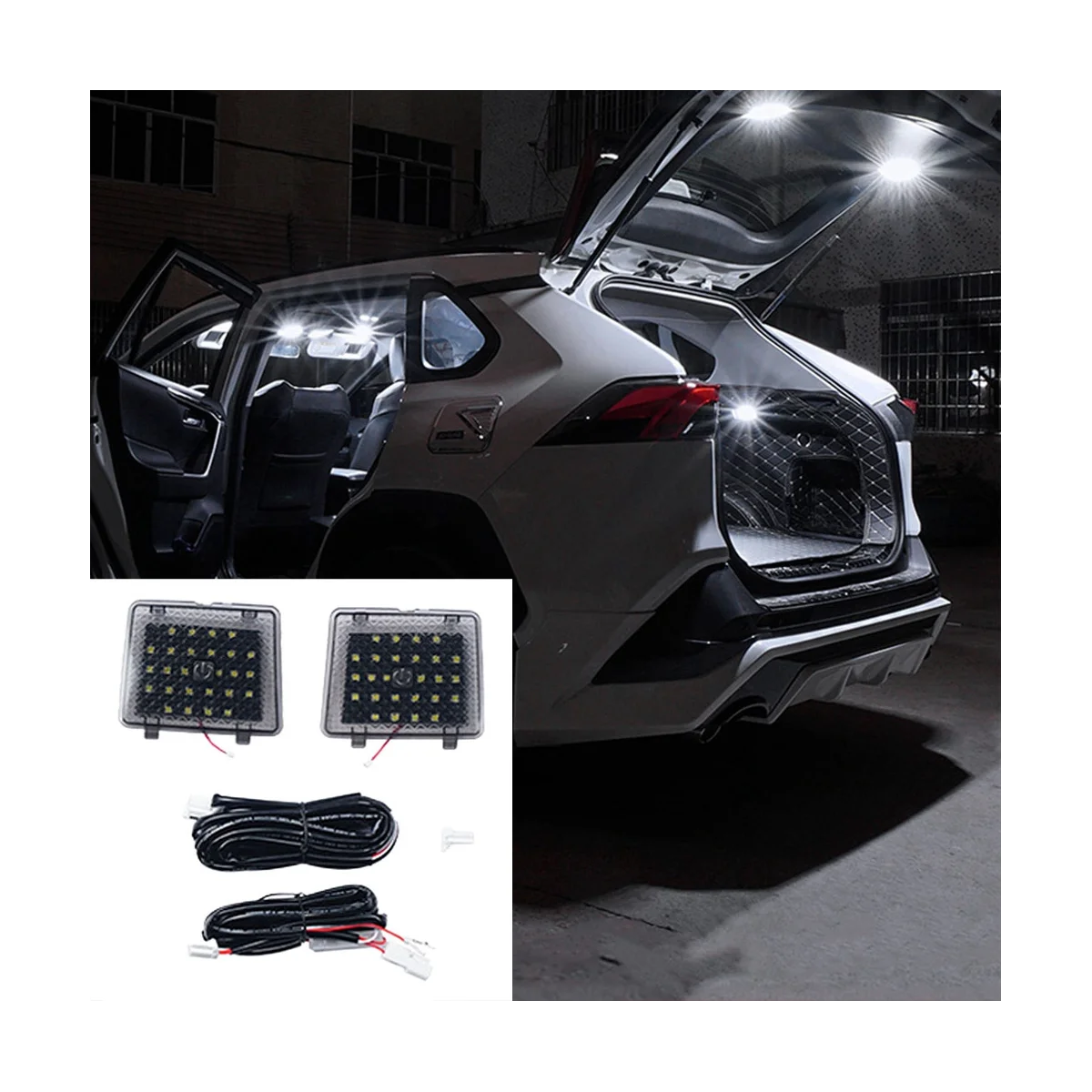 Trunk Interior Lighting Reading Light Automatic Induction Decoration ...