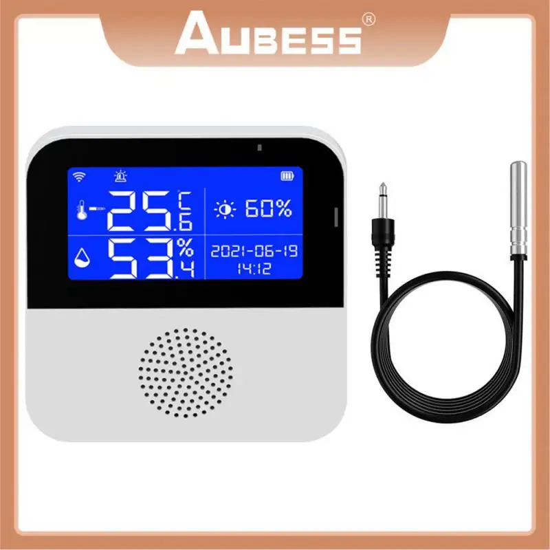 1-8PCS-Tuya-Temperature-Humidity-Sensor-Remote-Monitoring-Wifi ...
