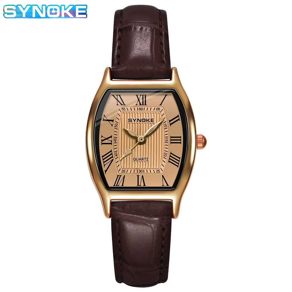 SYNOKE-Quartz-Women-Retro-Classic-Wine-Barrel-Watches-Female-Elegant ...
