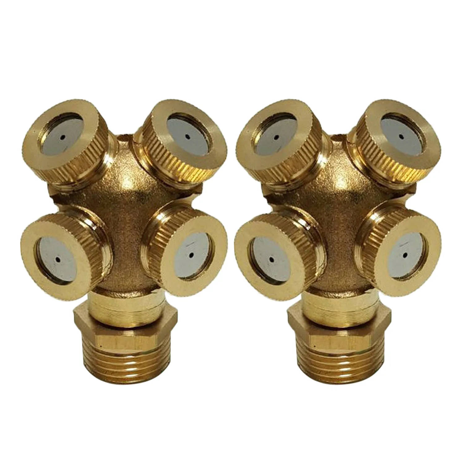 2-PCS-4-in-1-4-Holes-Misting-Nozzle-Mist-Water-Spray-Sprinkler-Pipe ...