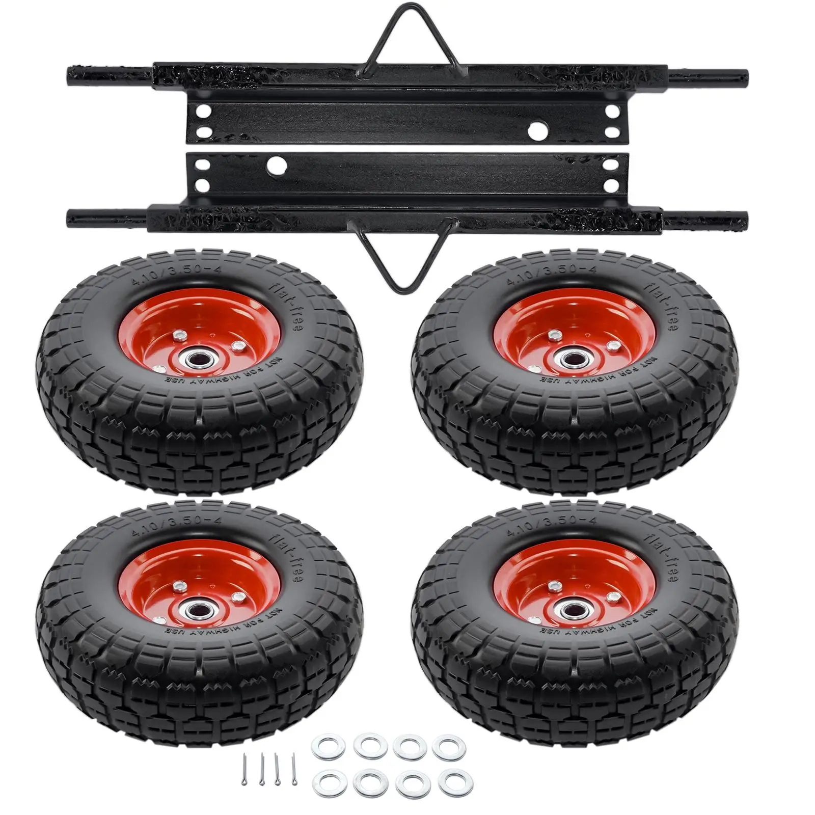 AP03 Wheel Kit for Honda Generator EU3000is Solid Never Flat Tires All ...