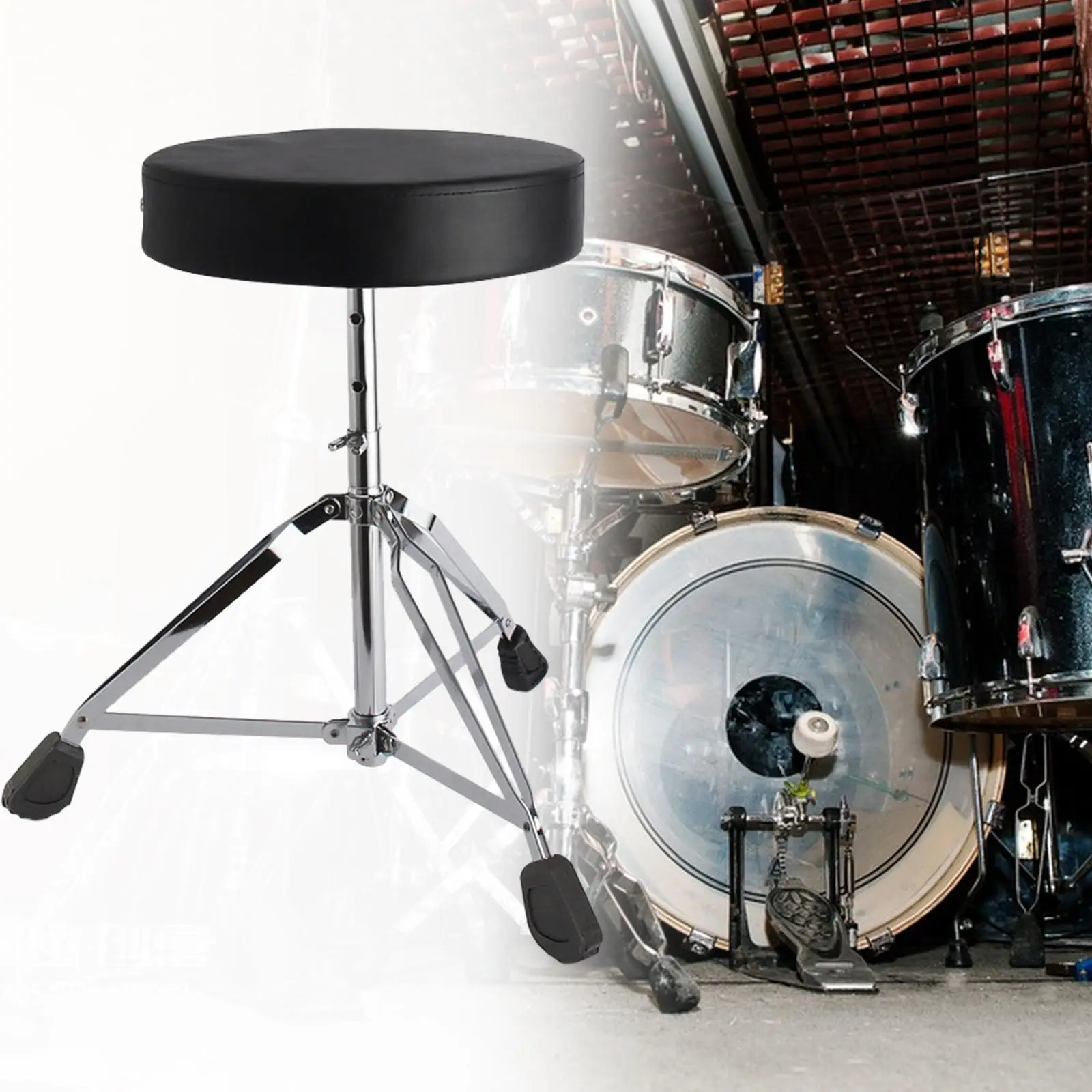 Drum-Throne-Height-Adjustable-Comfortable-Thick-Drum-Chair-Drum-Seat ...