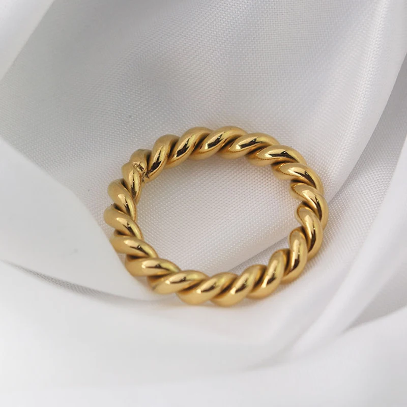 4mm-Minimalist-Stainless-Steel-Cute-Twisted-Chain-Ring-for-Women-Girls ...