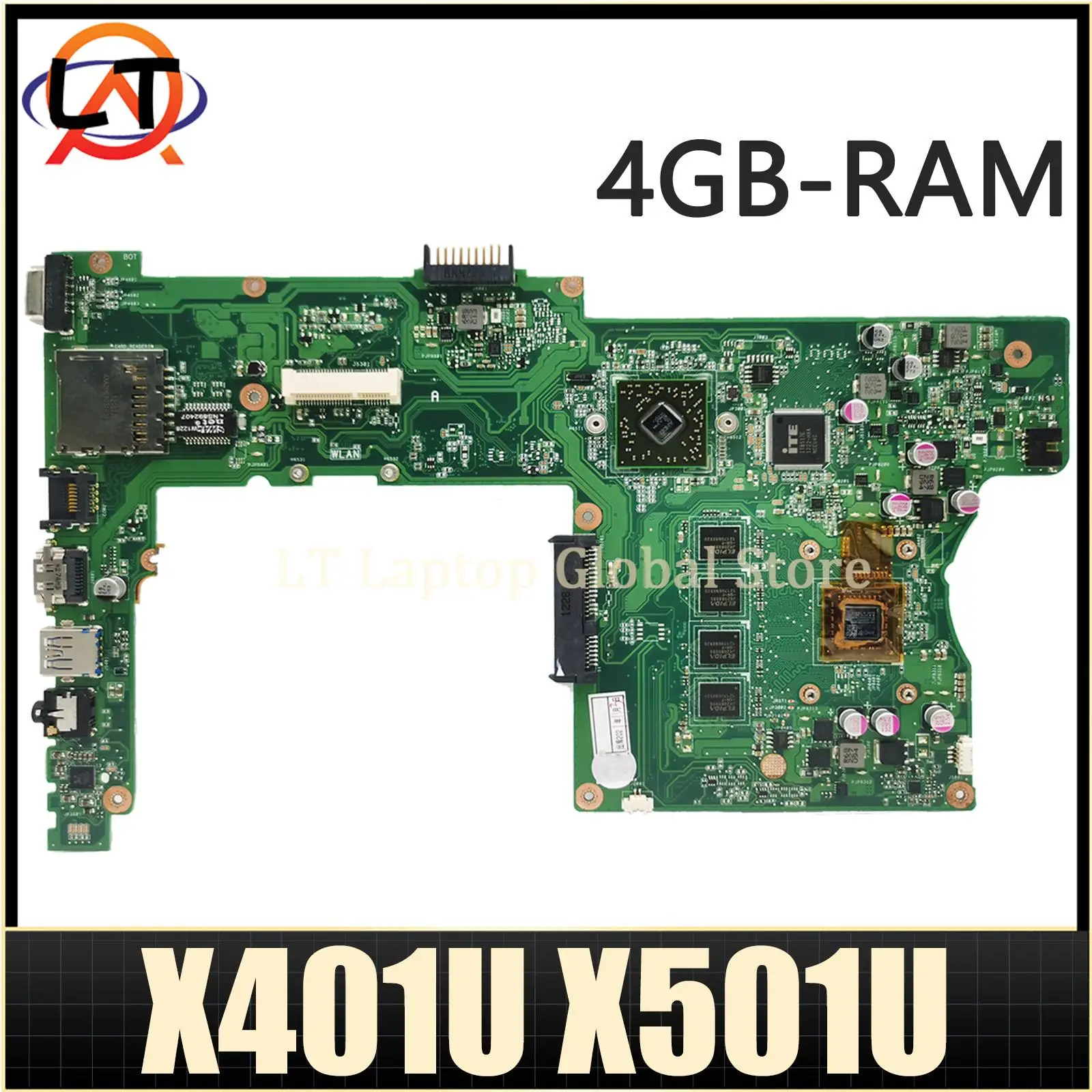 For-ASUS-Laptop-Motherboard-X401U-X501U-Notebook-Mainboard-Main-Board ...