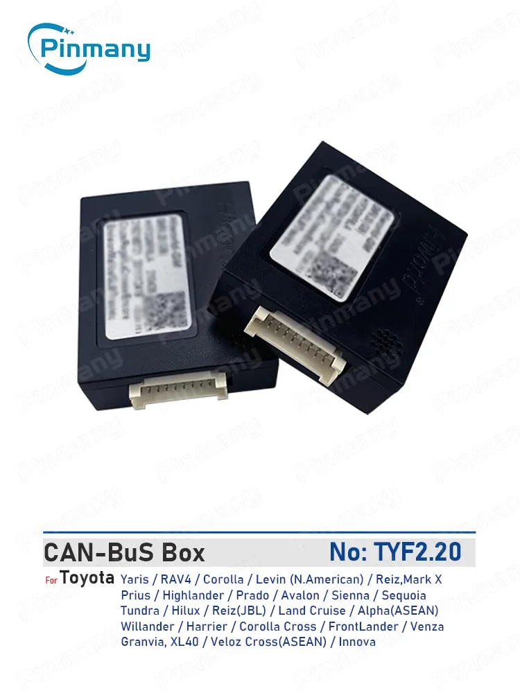 Hiworld Car CAN Bus Decoder TYF2 For Toyota Hilux Land Cruise Alpha ...