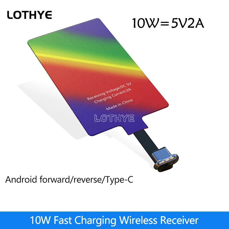 Fast Charging Receiver Type C Wireless Charging - Wireless Receiver 10w ...