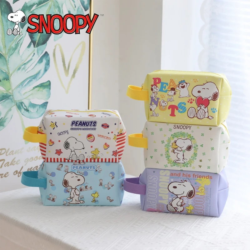Snoopy-Makeup-Bag-Women-Cartoon-Portable-Wash-Bag-Cosmetics-Earphones ...