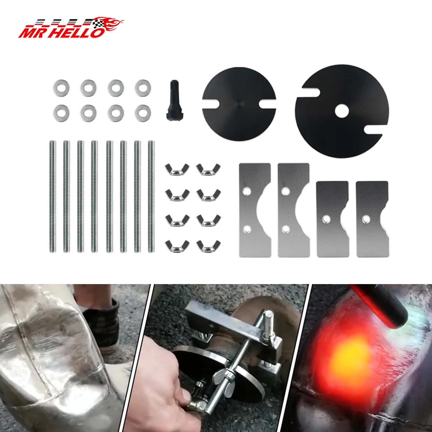 TwoStroke Motorcycle Exhaust Dent Repair Kit Dent Removal Tool for Air ...