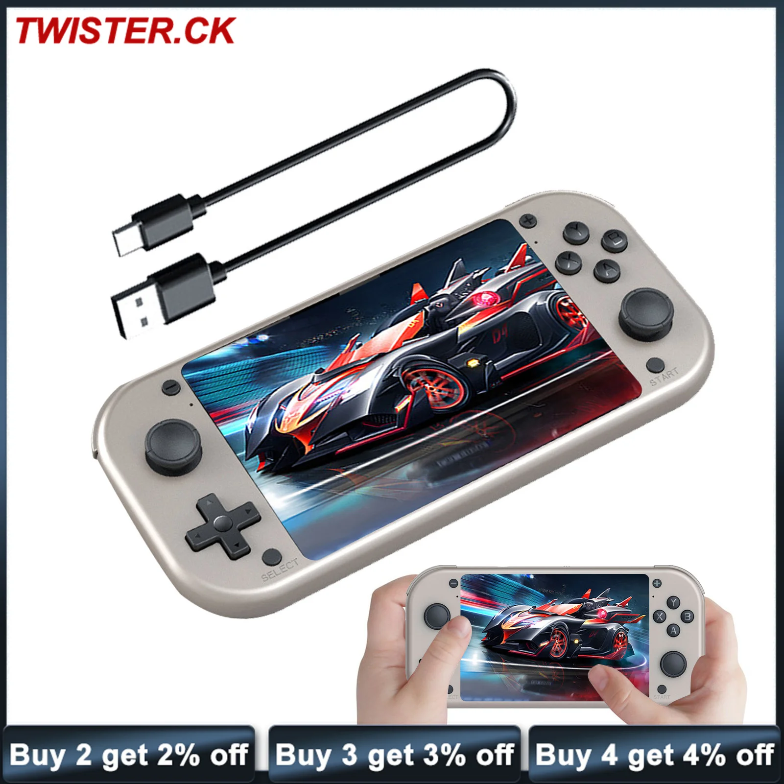 M17-Handheld-Game-Console-para-Crian-as-4K-HD-tela-de-4-3-Polegada ...