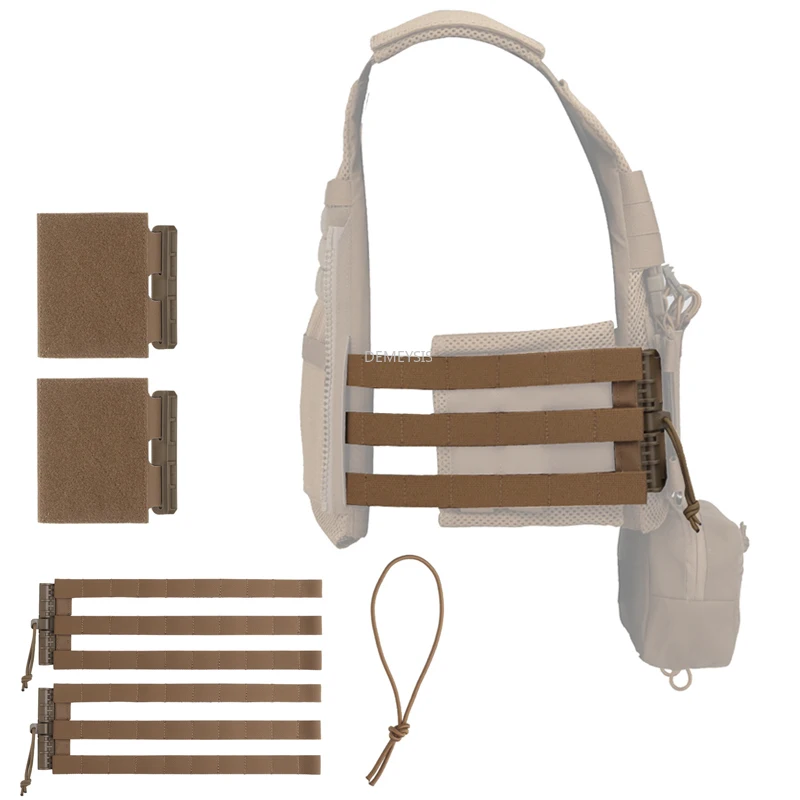 Tactical-Remo-o-Buckle-Kit-Molle-Sistema-Elastic-Cummerbund-Quick ...