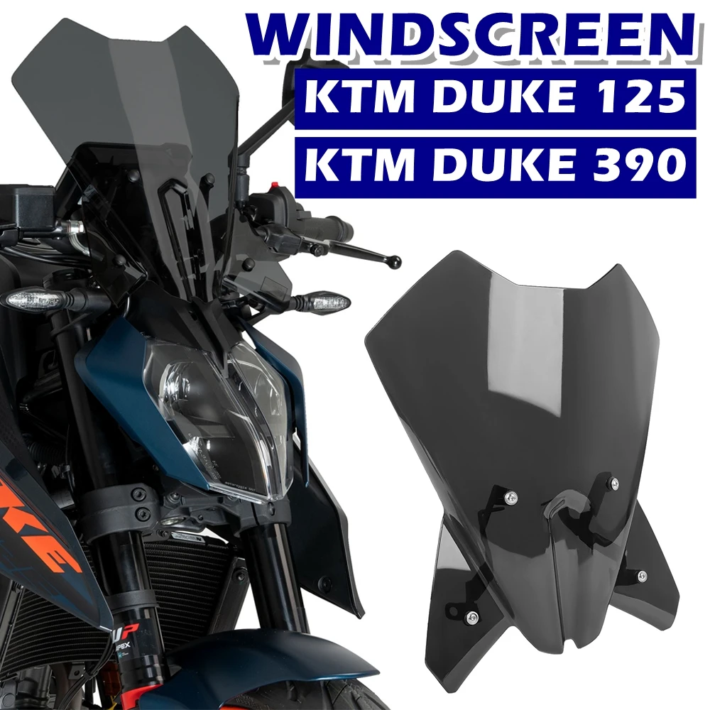 For KTM DUKE 125 390 2024 2025 Front Windscreen Cover Fairing ...
