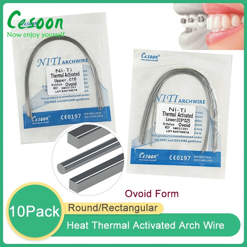 SKYSEA Round Orthodontic Arch Wire 28 Type Dental Orthodontic Archwire ...