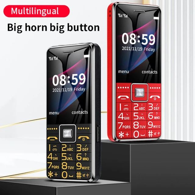 Cell Phone With Big Numbers