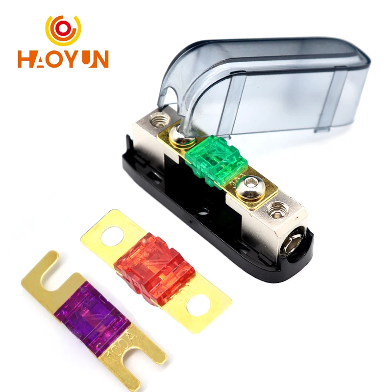 20-200A-Car-Audio-Fuse-Power-Fuse-Holder-Stereo-Audio-Single-Way-AGU ...